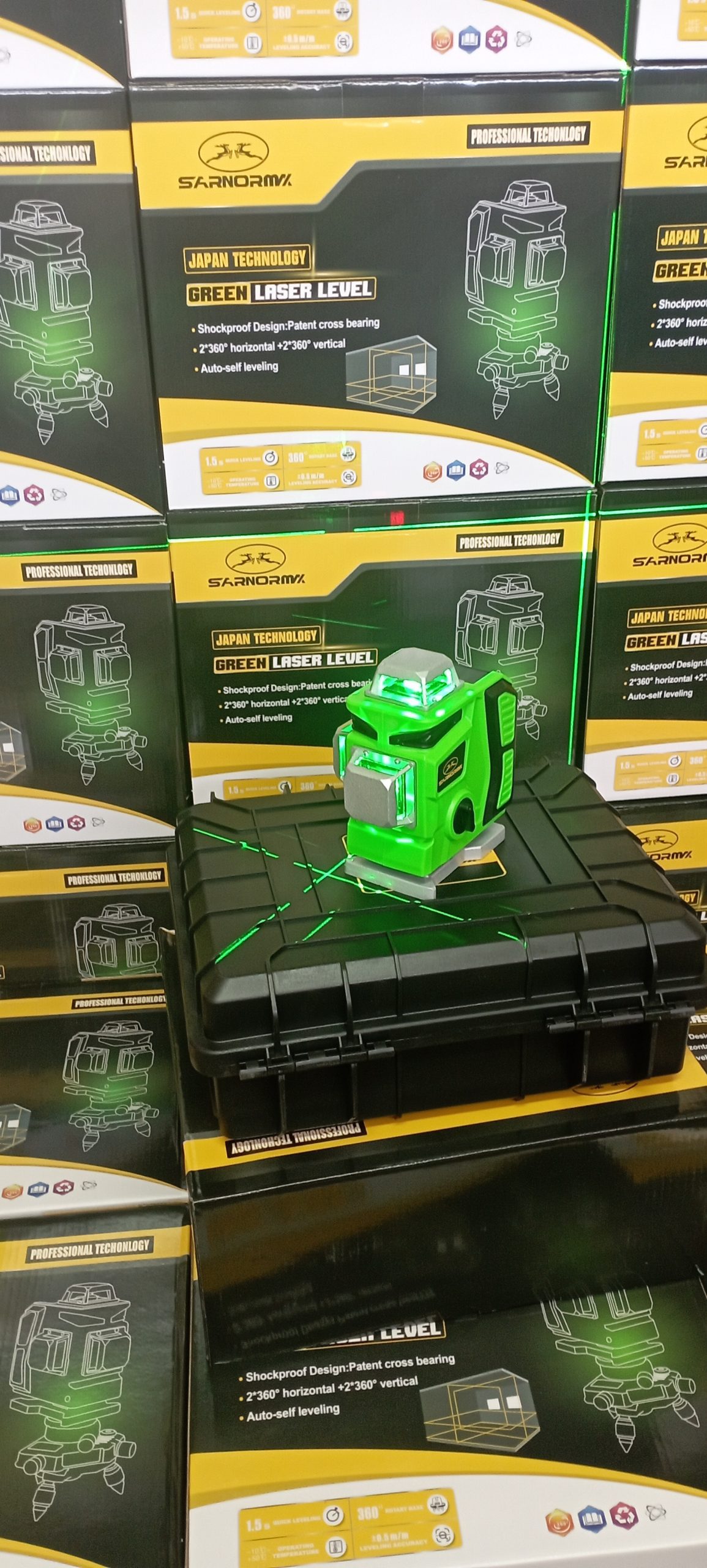 Niveau laser 16 lignes (ليزر 16 خط)